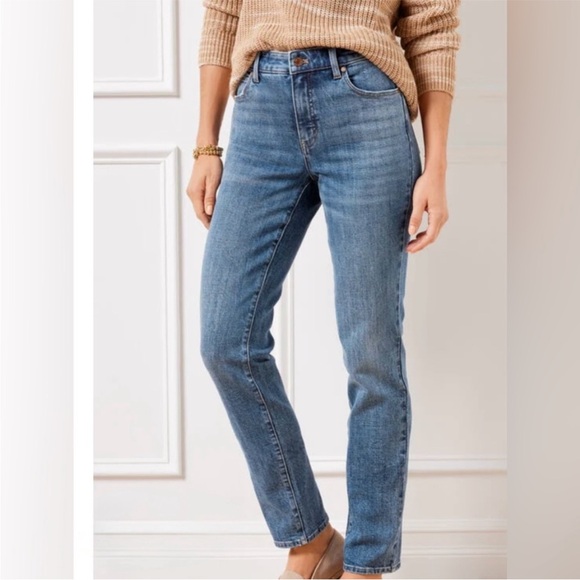 Talbots | Jeans | Nwt Talbots Straight Leg High Waist Jeans | Poshmark